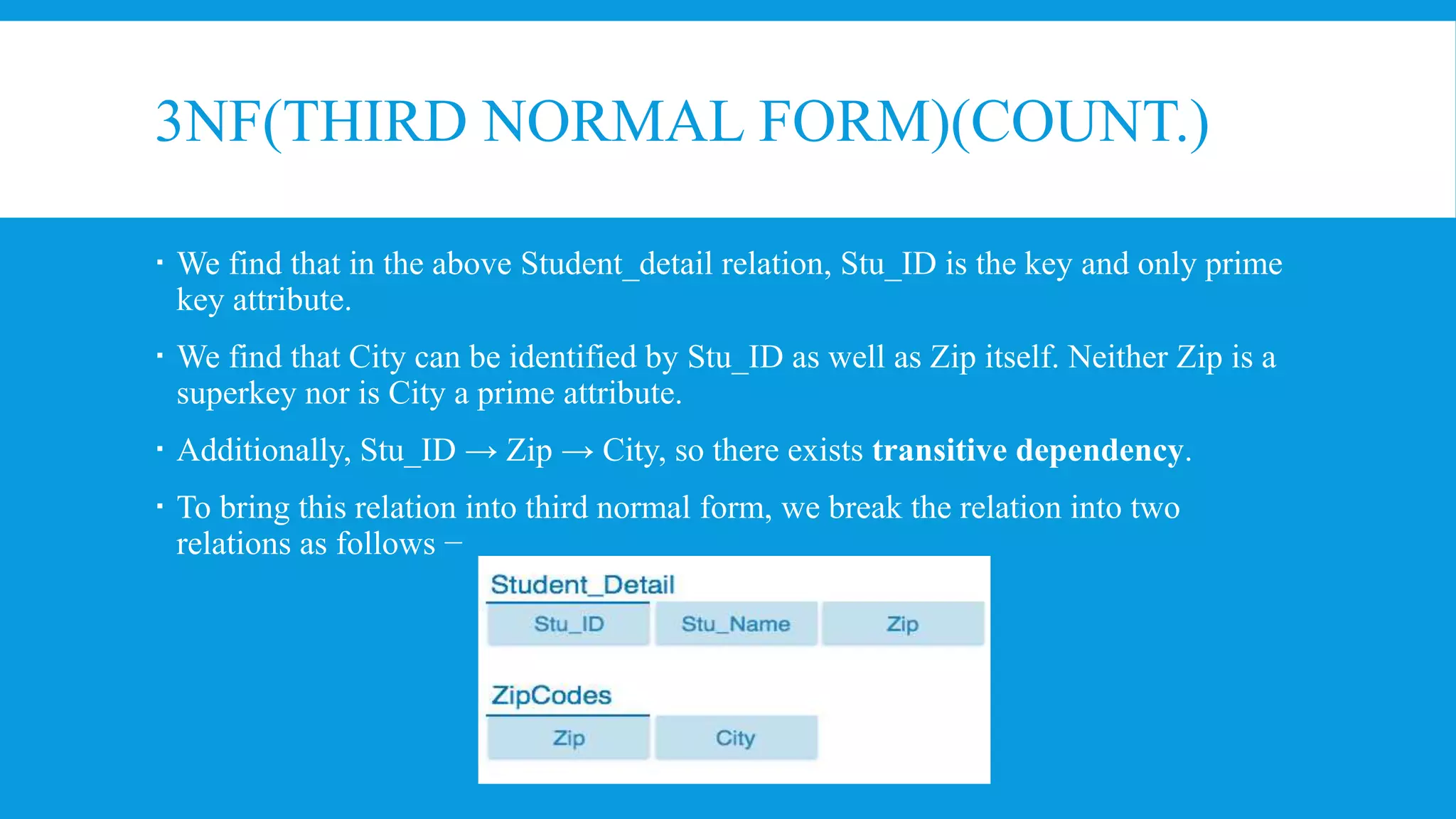 Dbms normalization | PPTX