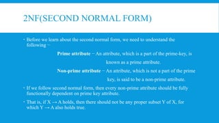 Dbms normalization | PPTX