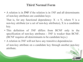 Database Management System( Normalization) | PPTX