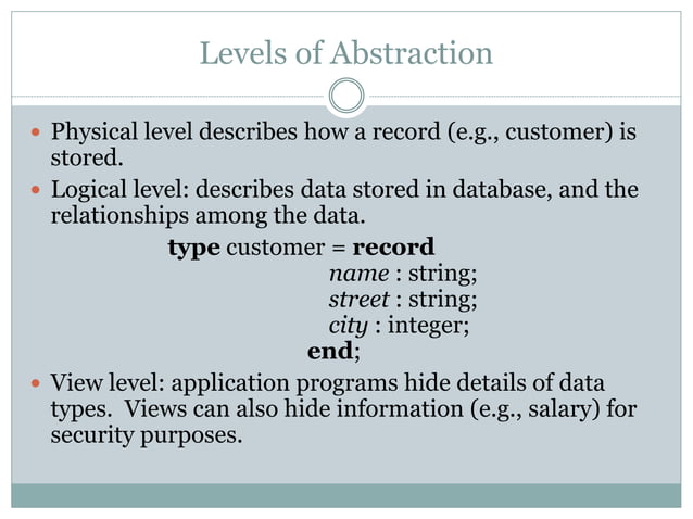 dbms notes.ppt | Databases | Computer Software and Applications