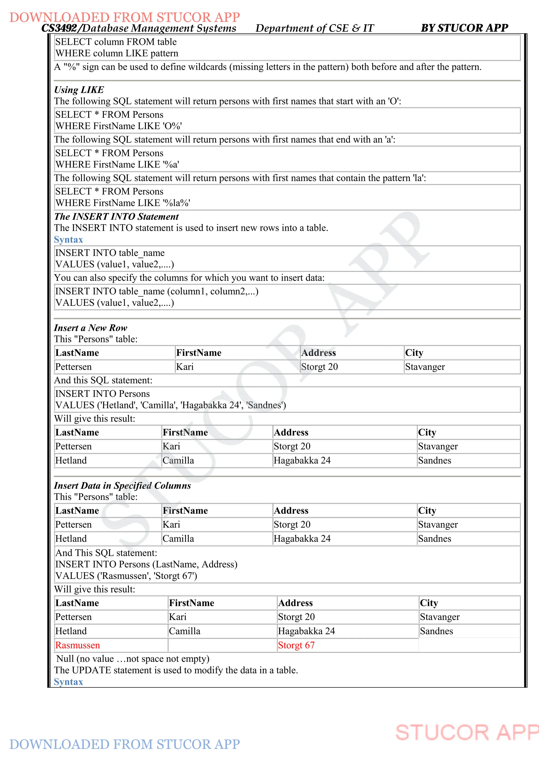 Database Management System NOTES for 2nd year | PDF
