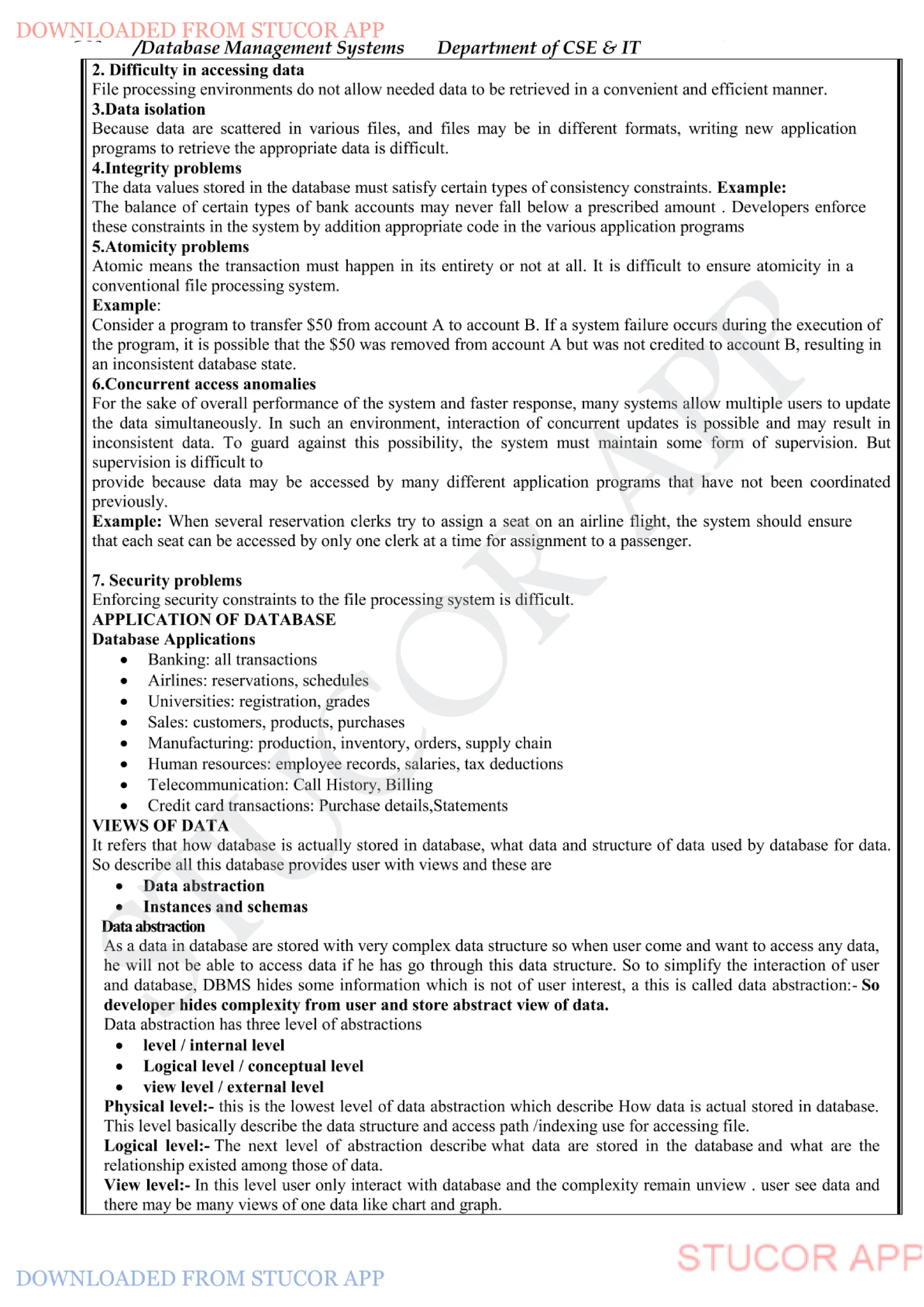 Database Management System NOTES for 2nd year | PDF