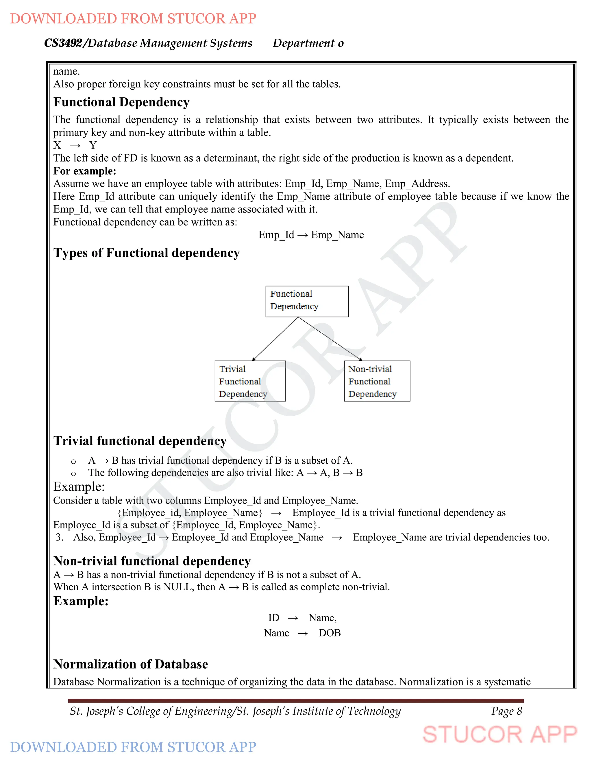 Database Management System NOTES for 2nd year | PDF