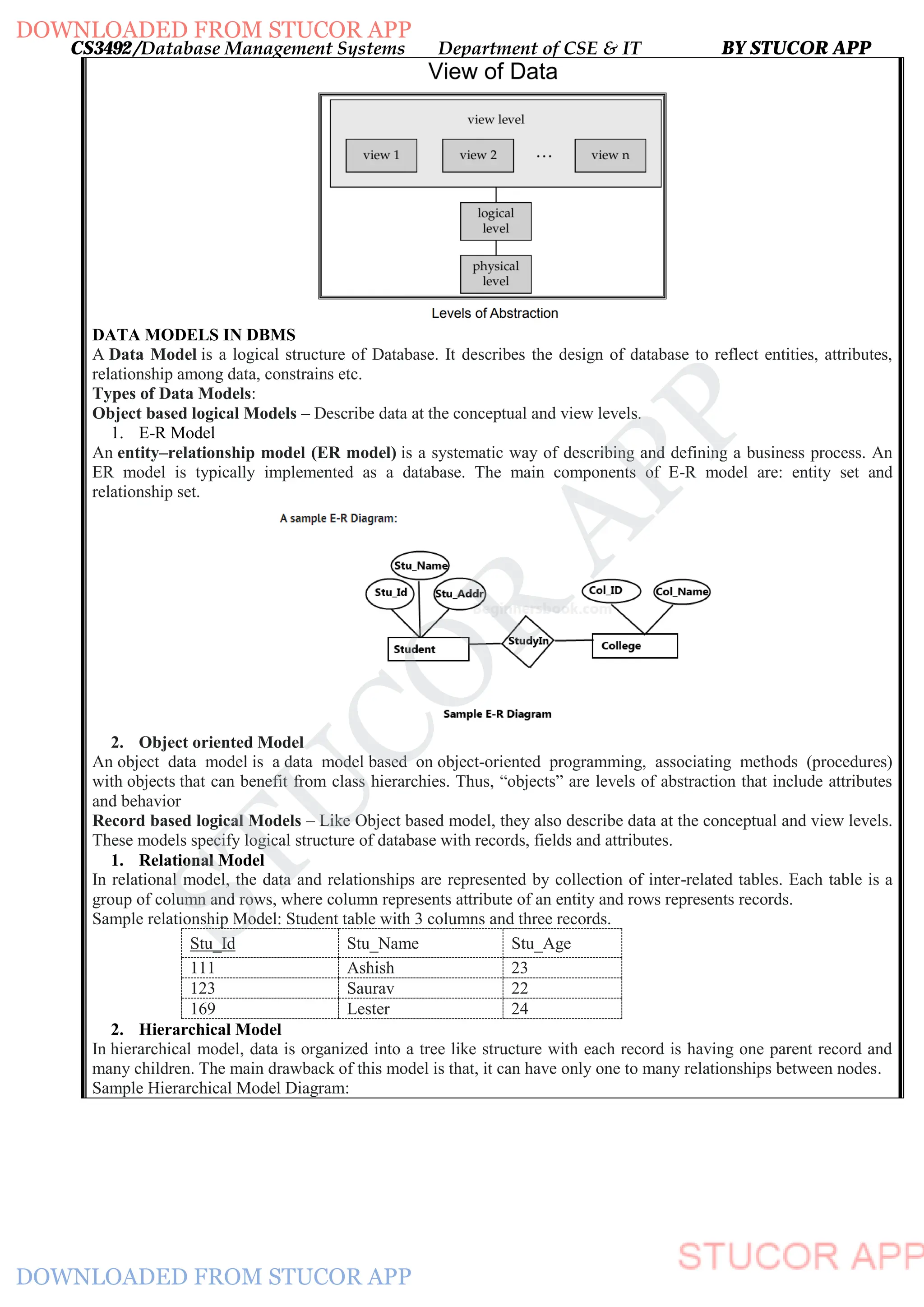 Database Management System NOTES for 2nd year | PDF