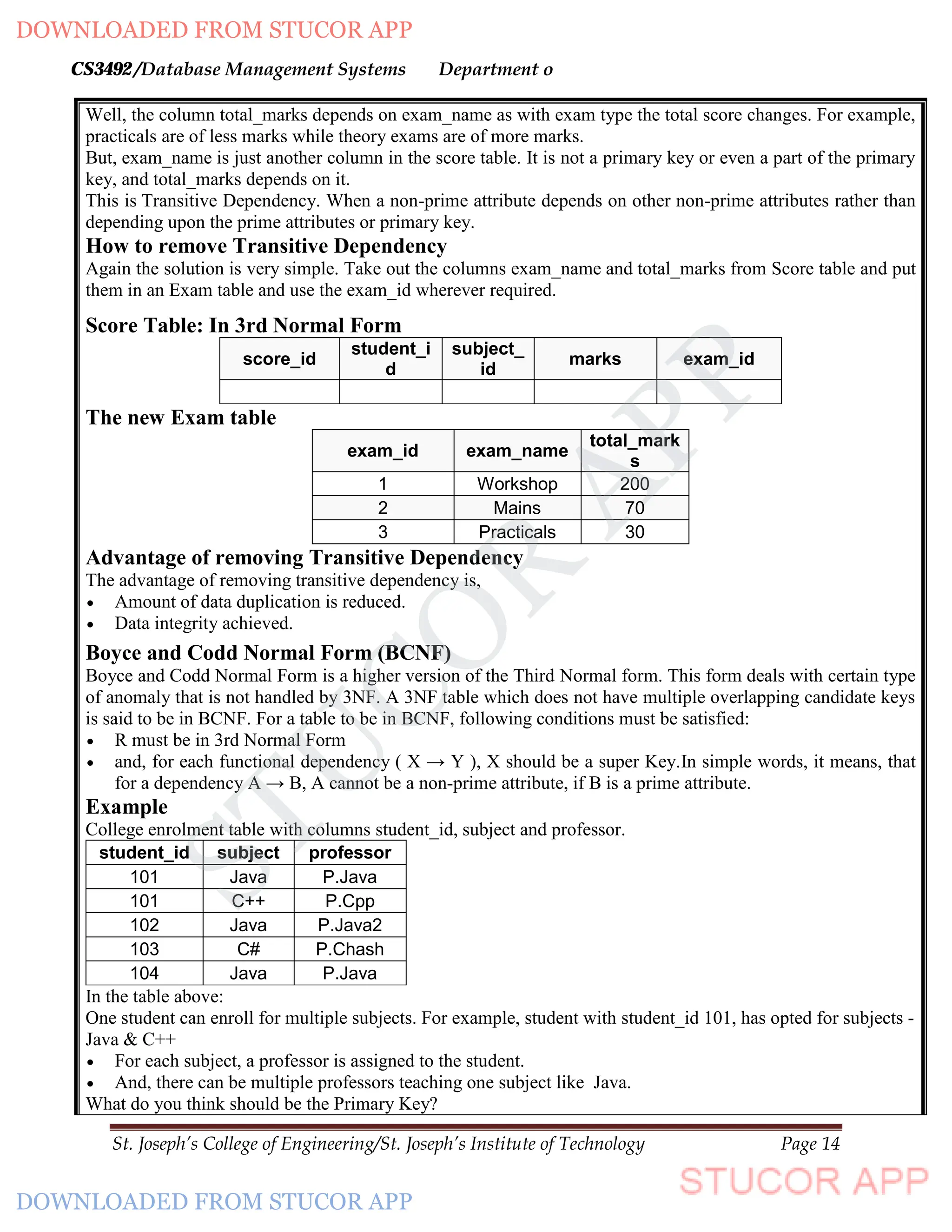 Database Management System NOTES for 2nd year | PDF
