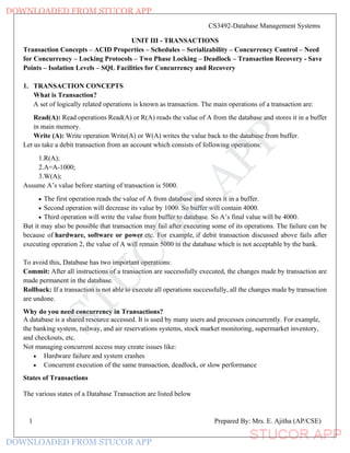 Database Management System NOTES for 2nd year | PDF