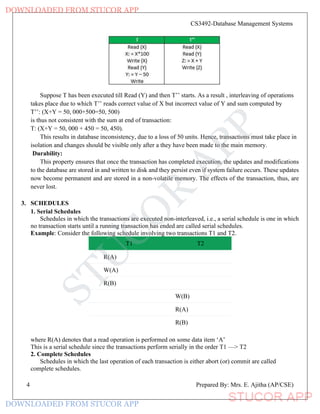 Database Management System NOTES for 2nd year | PDF