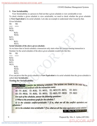 Database Management System NOTES for 2nd year | PDF