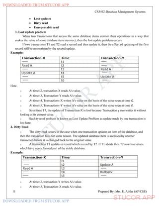 Database Management System NOTES for 2nd year | PDF
