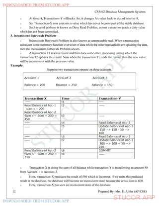 Database Management System NOTES for 2nd year | PDF