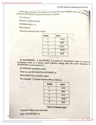 Database Management System NOTES for 2nd year | PDF