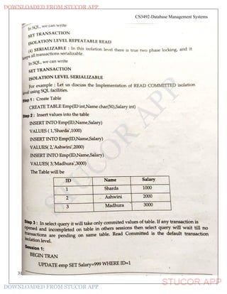 Database Management System NOTES for 2nd year | PDF
