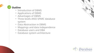 DBMS overview.pptx for Ug and pg students | PPTX