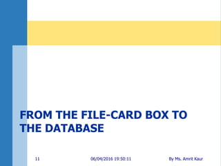 Lesson 1: Introduction to DBMS | PDF