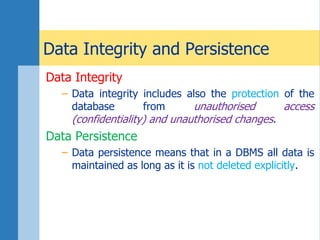 Lesson 1: Introduction to DBMS | PDF