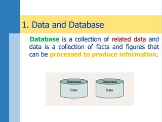 Lesson 1: Introduction to DBMS | PDF