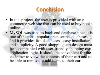 Online Book Store | PPTX | Web Development | Internet