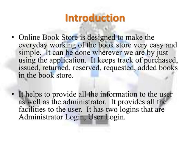 Online Book Store | PPTX | Web Development | Internet