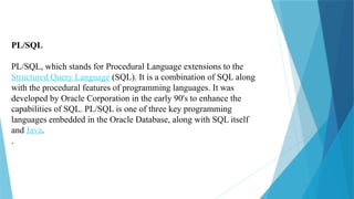 DBMS_Procedural language-SQL,TSQL ADVANCE data base management system.pptx