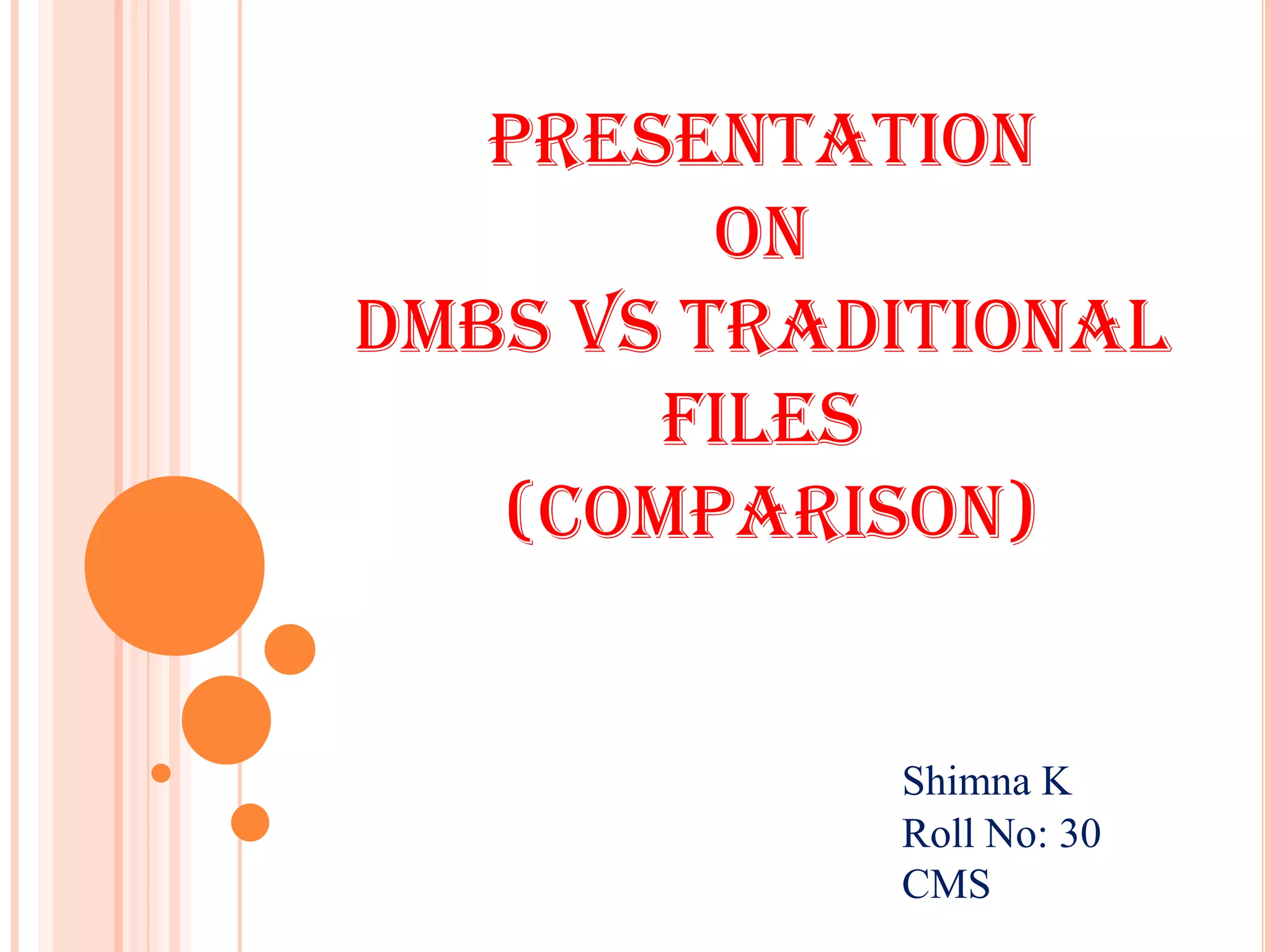 Dbms Ppt Pptx Databases Computer Software And Applications