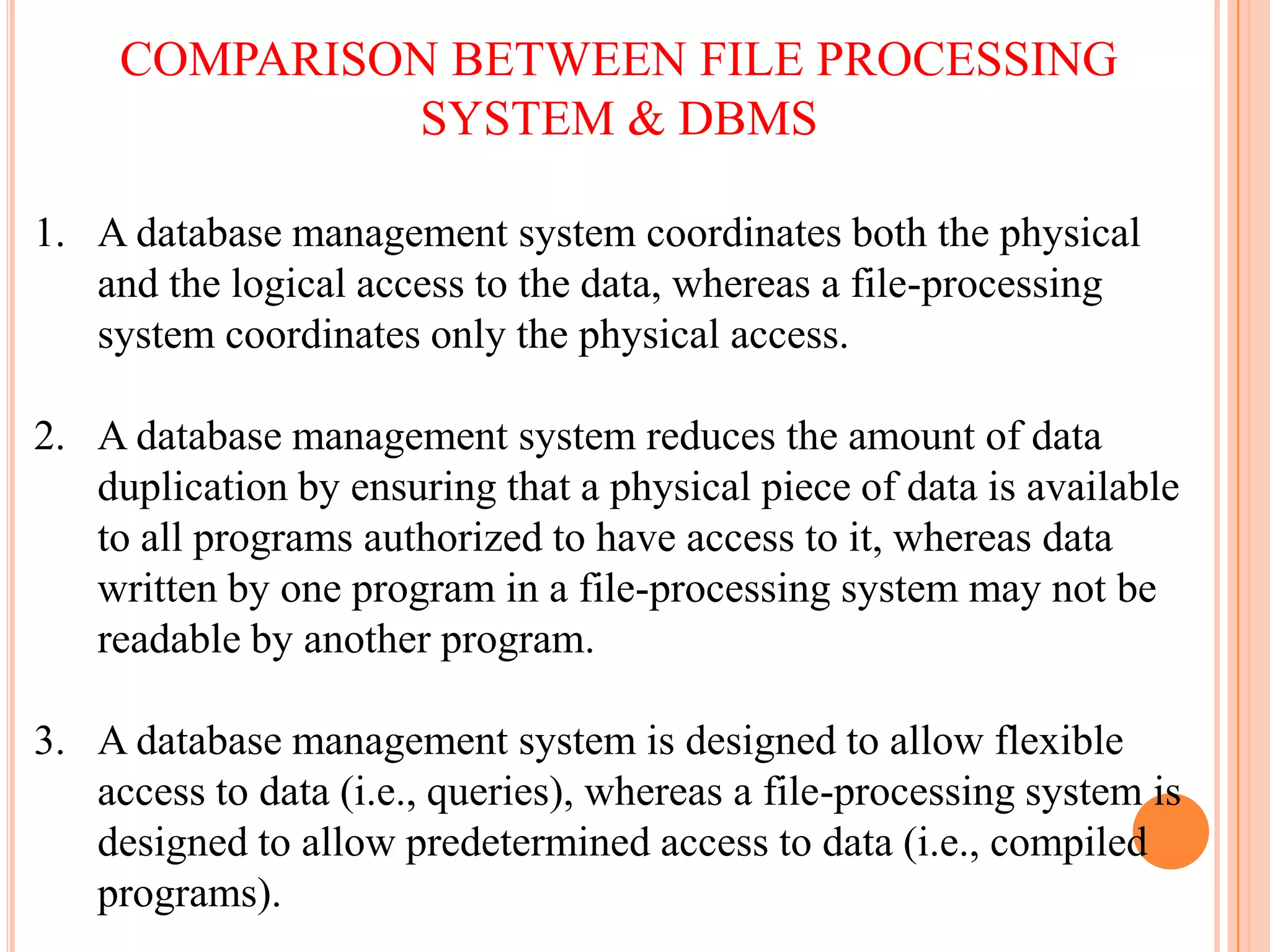 Dbms Ppt Pptx Databases Computer Software And Applications