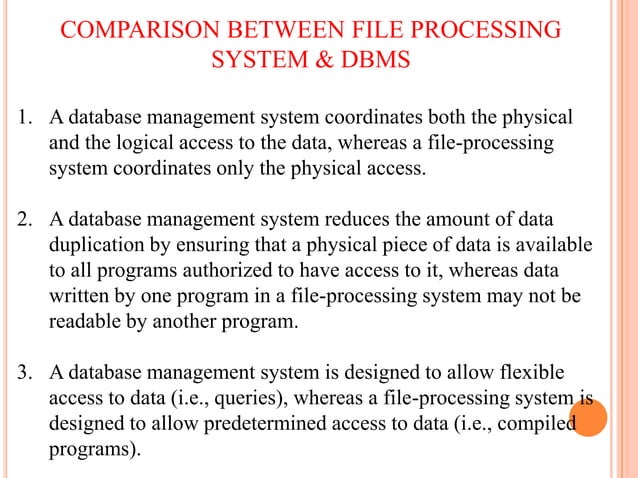 Dbms ppt | PPTX | Databases | Computer Software and Applications
