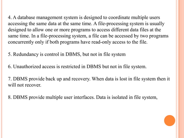 Dbms ppt | PPTX | Databases | Computer Software and Applications