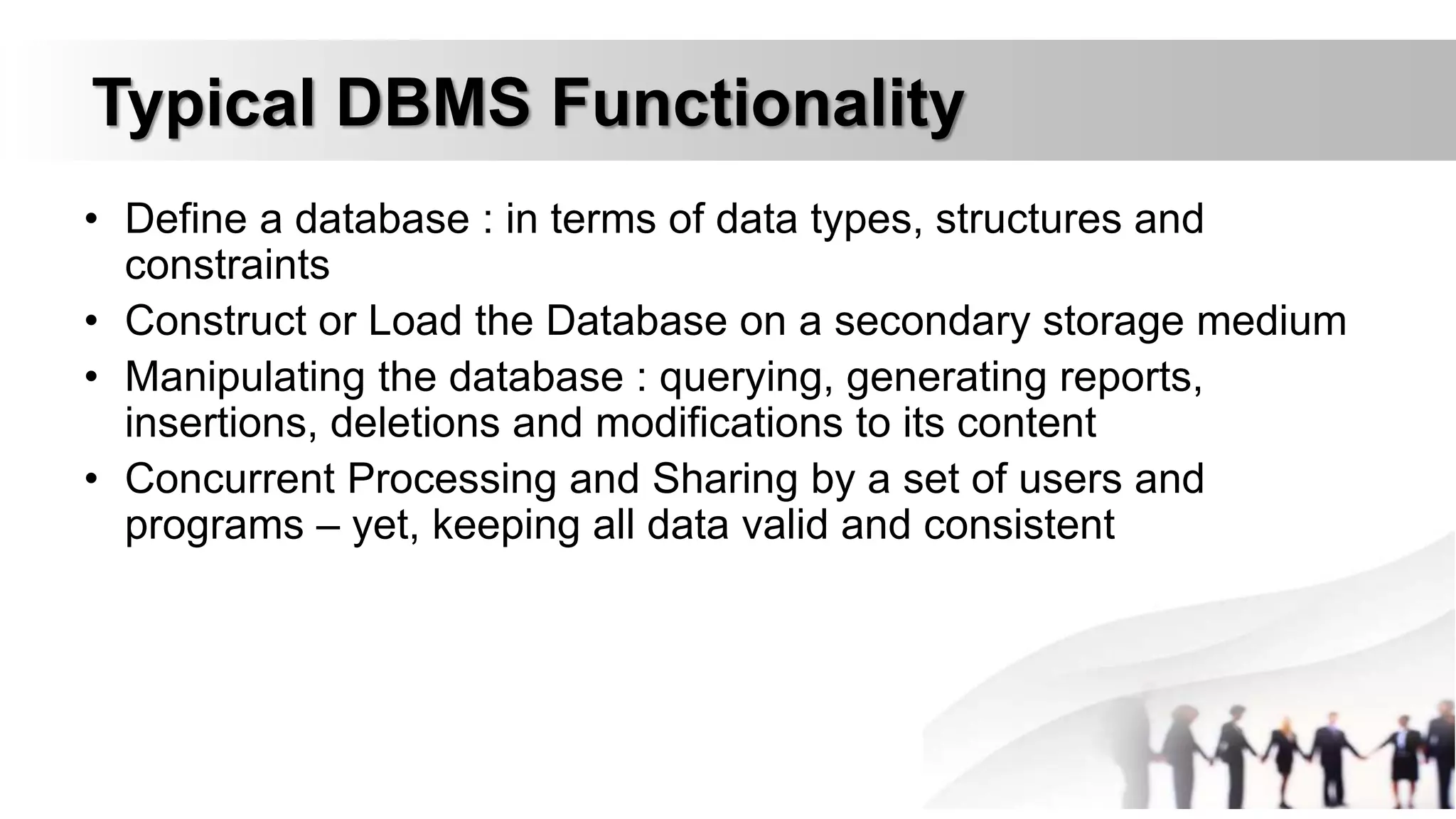 Data base management system and Architecture ppt. | PPTX | Databases | Computer Software and ...