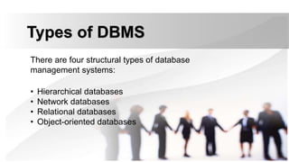 Data base management system and Architecture ppt. | PPTX | Databases ...