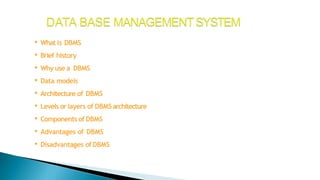 M. FLORENCE DAYANA/DATABASE MANAGEMENT SYSYTEM | PPT