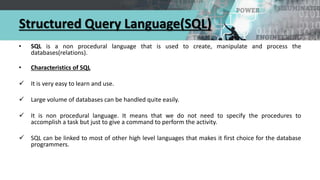 Dbms Basics | PPTX | Databases | Computer Software and Applications