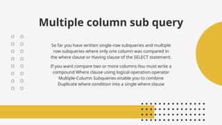 Data base management system full details | PPT