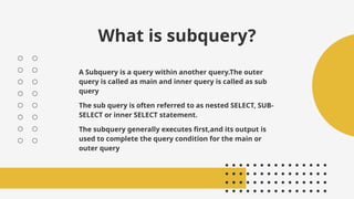 Data base management system full details | PPT