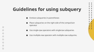 Data base management system full details | PPTX