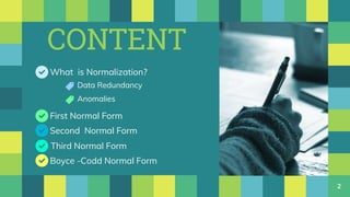 Normalization | PPT