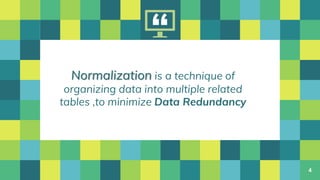 Normalization | PPT