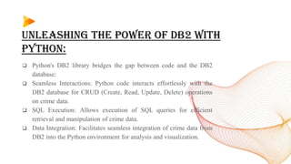 DBMS PPT(CRIME DATABASE).pptx Database s | PPTX | Databases | Computer Software and Applications
