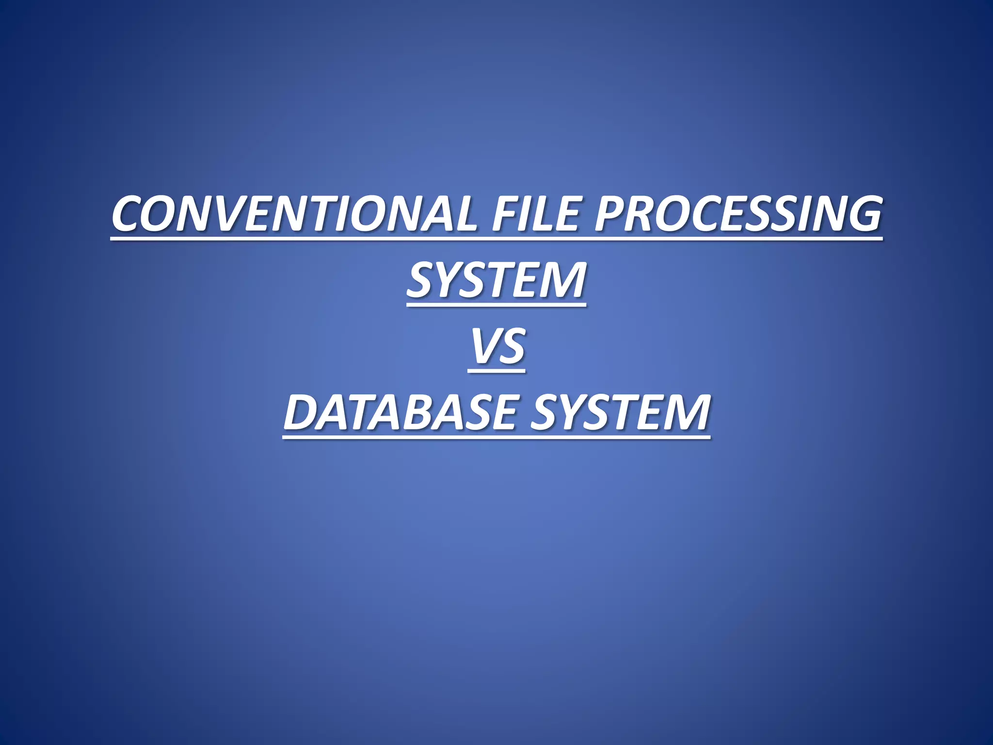 Database Management Ppt