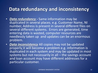 DATABASE MANAGEMENT | PPT