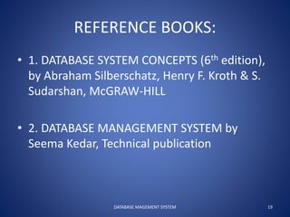 DATABASE MANAGEMENT | PPT