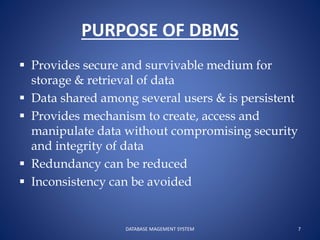 DATABASE MANAGEMENT | PPT