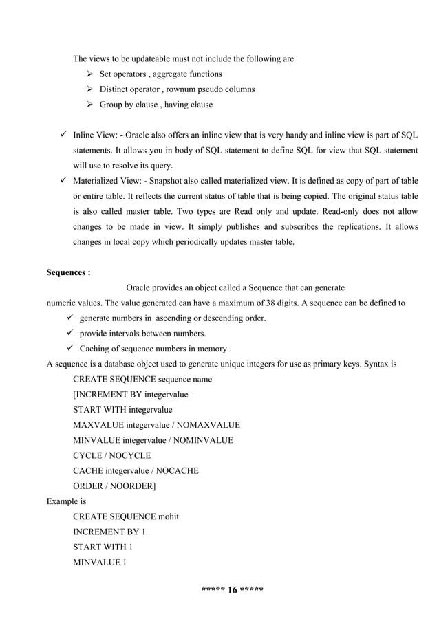 Dbms Practical File Pdf