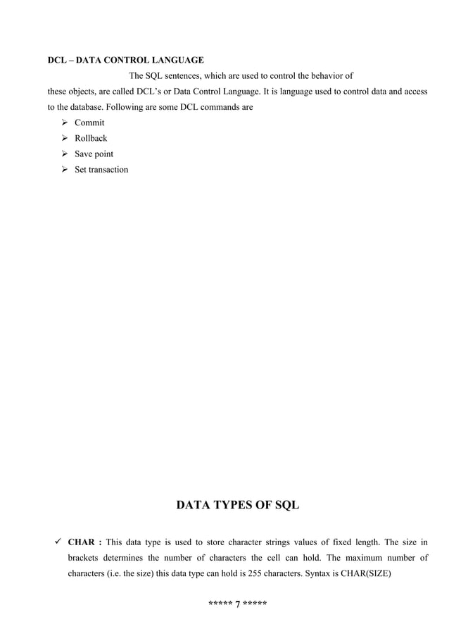 Dbms Practical File Pdf 2458