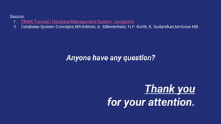 database management system | PPT | Free Download