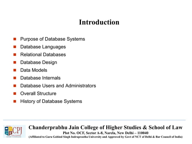 DBMS presentation | PPT