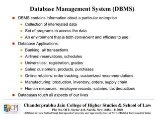 DBMS presentation | PPT
