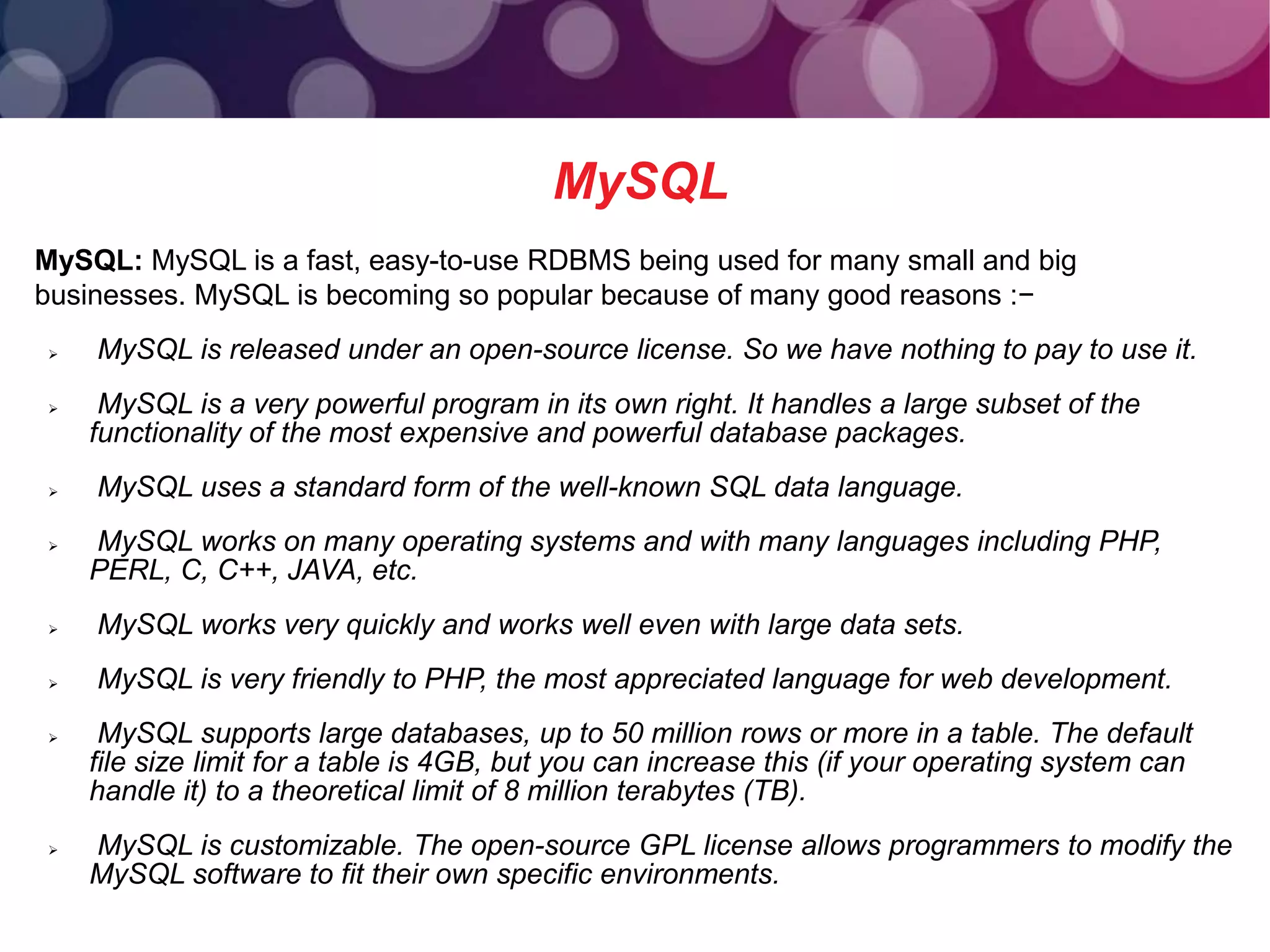 E-R diagram & SQL | PPTX