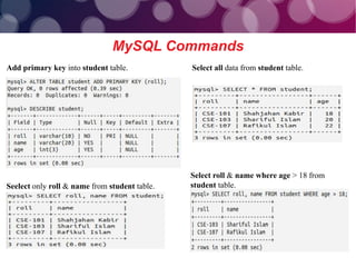 E-R diagram & SQL | PPTX | Databases | Computer Software and Applications