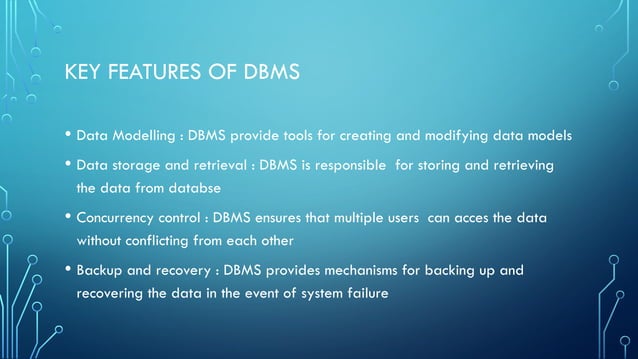 DBMS presentations Shri Ramswaroop Memorial university | PPT