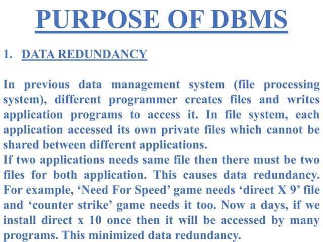 Database management system | PPTX